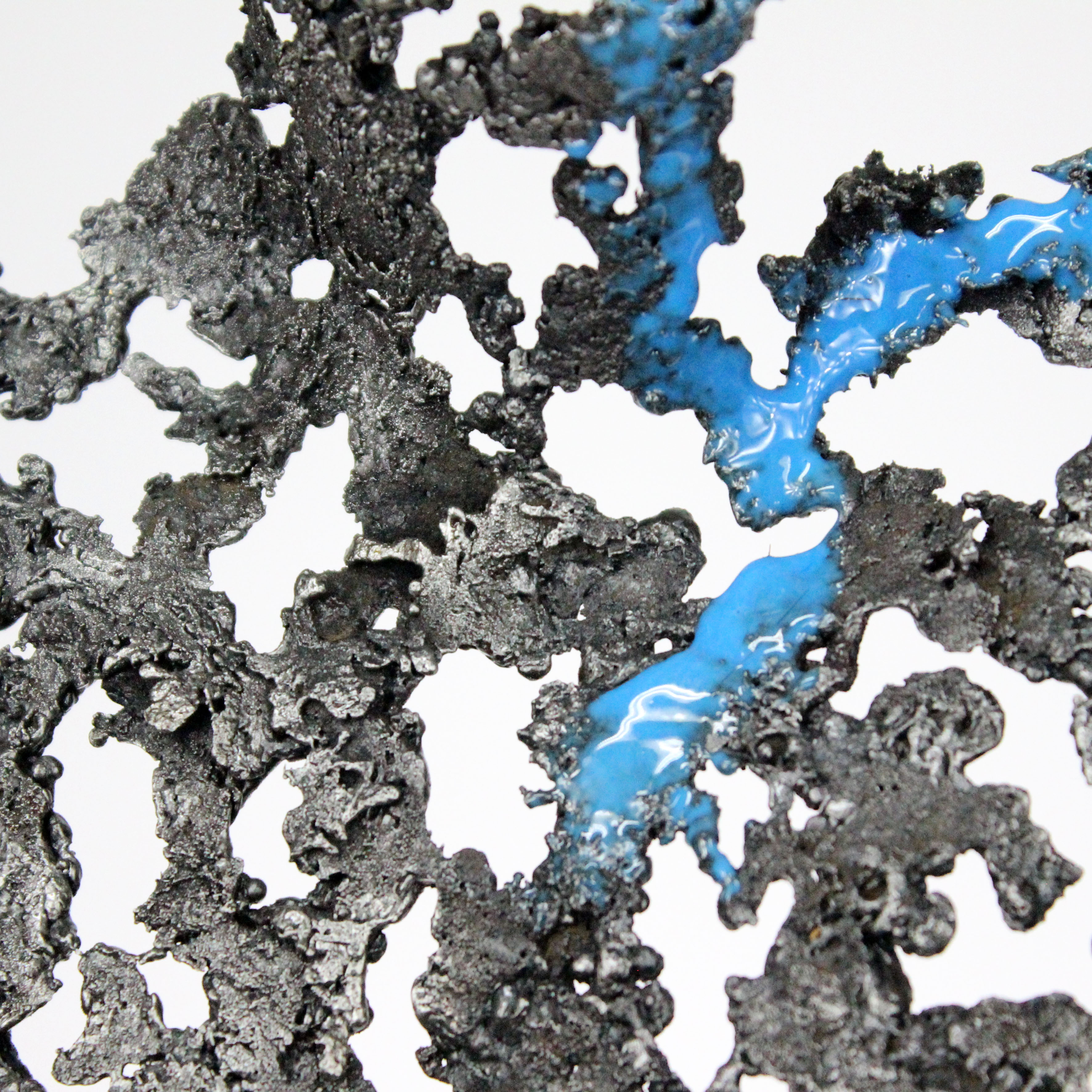 Pavarti soupir – Sculpture corps femme métal dentelle acier pigment ...